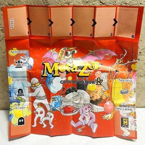 Toys | Metazoo 1st Edition Cryptid Nation Official Map Playmat Folding ...